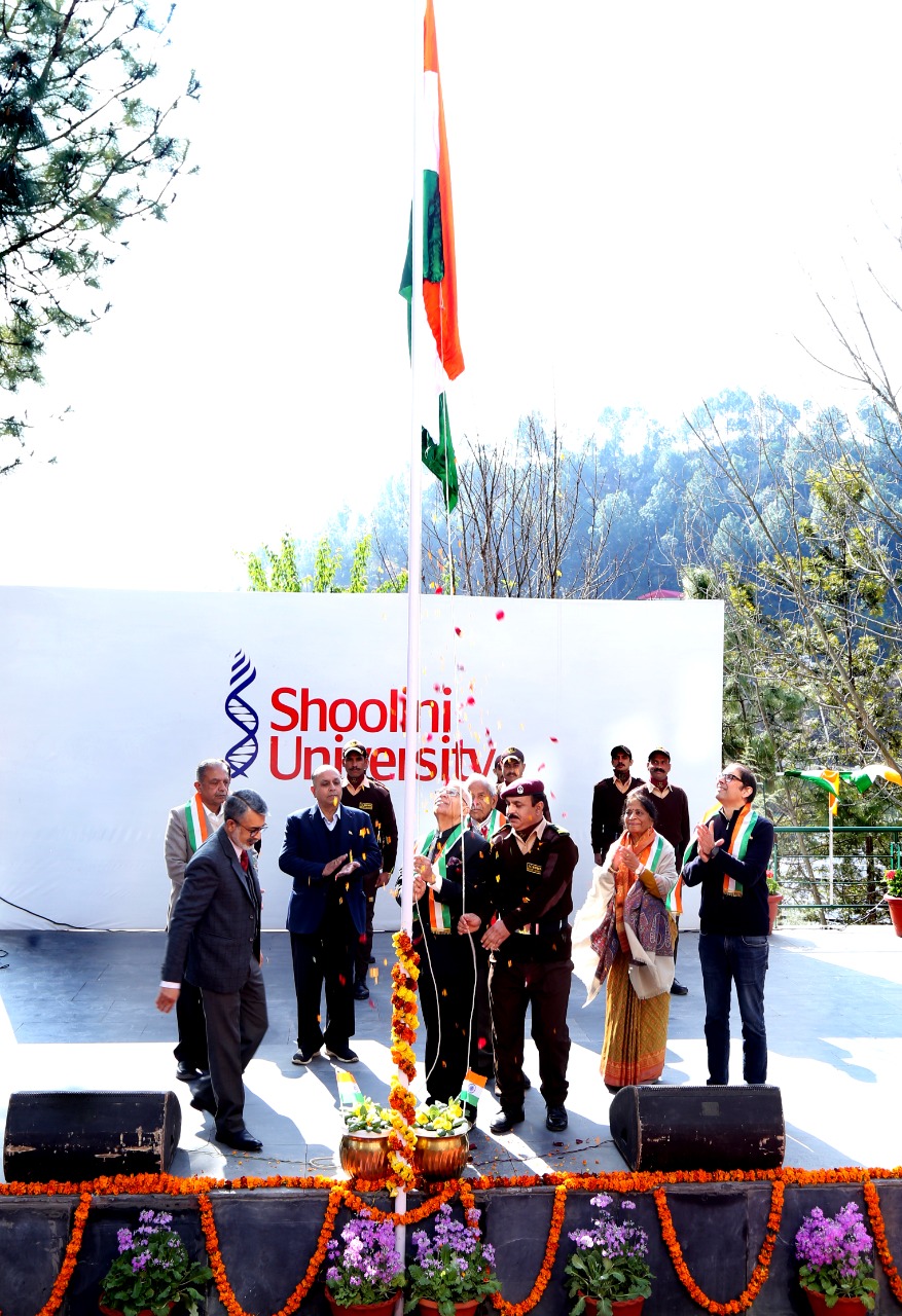 Shoolini University Celebrates 74th Republic Day With Gusto